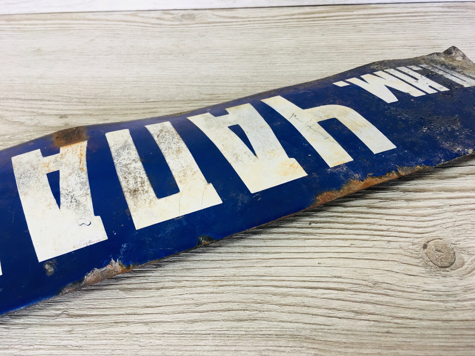 Blue Street Sign Traffic Sign Old Enamel Plaque Metal - Etsy