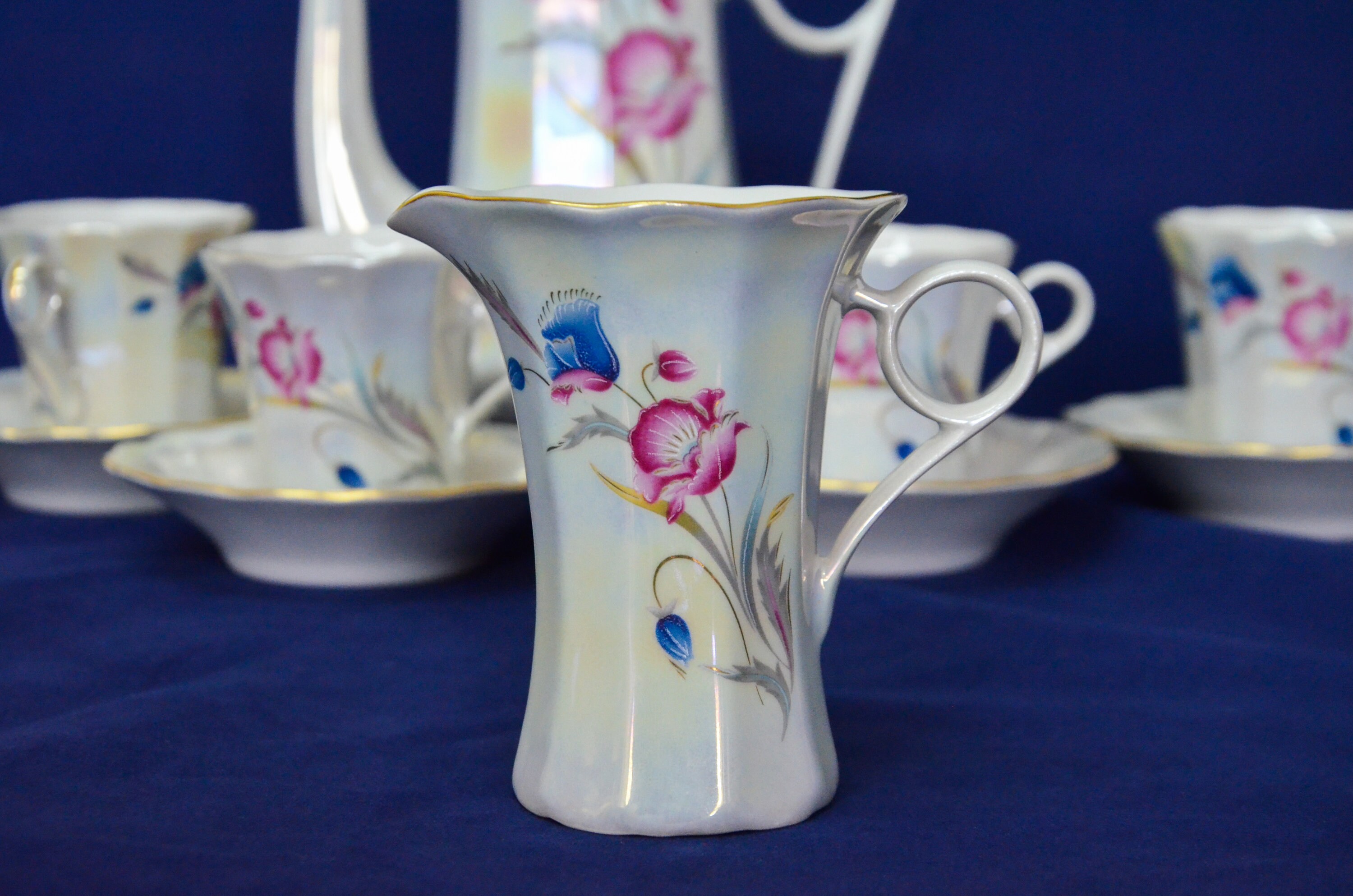 Coffee Set Coffee Set Vintage Coffee Pot Ceramic Coffee - Etsy