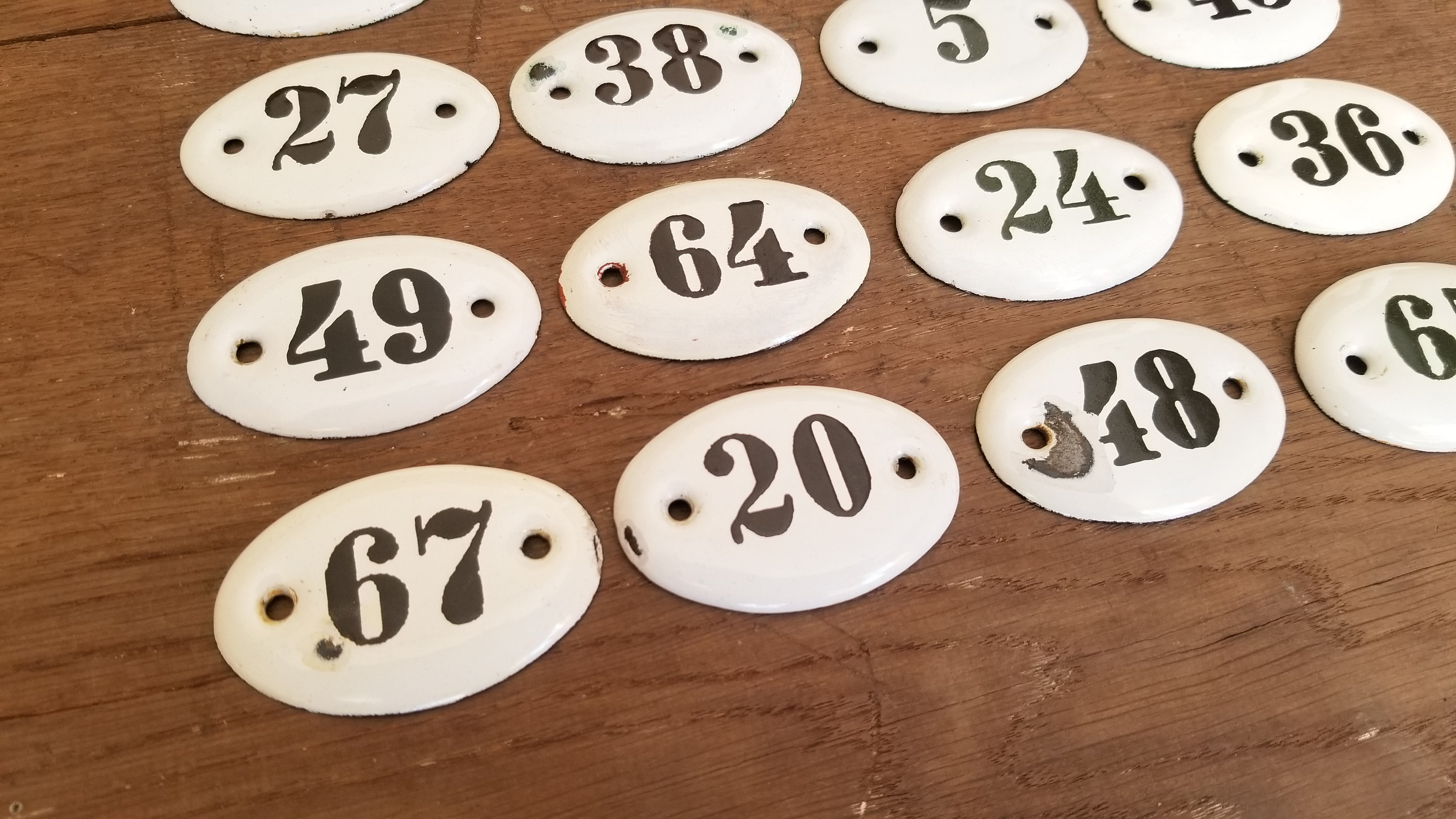 Door Number Plates Enamel Number Plates Vintage Number - Etsy India