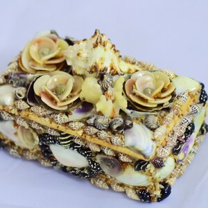 Soviet Jewelry Box Made of Shellsjewelry Box 1980s Vintage - Etsy