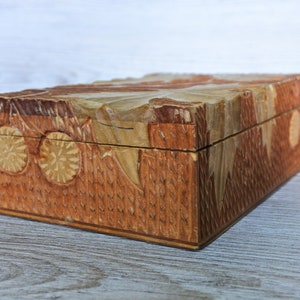 Handmade Casket Carved Casket Wooden Casket Casket Vintage - Etsy
