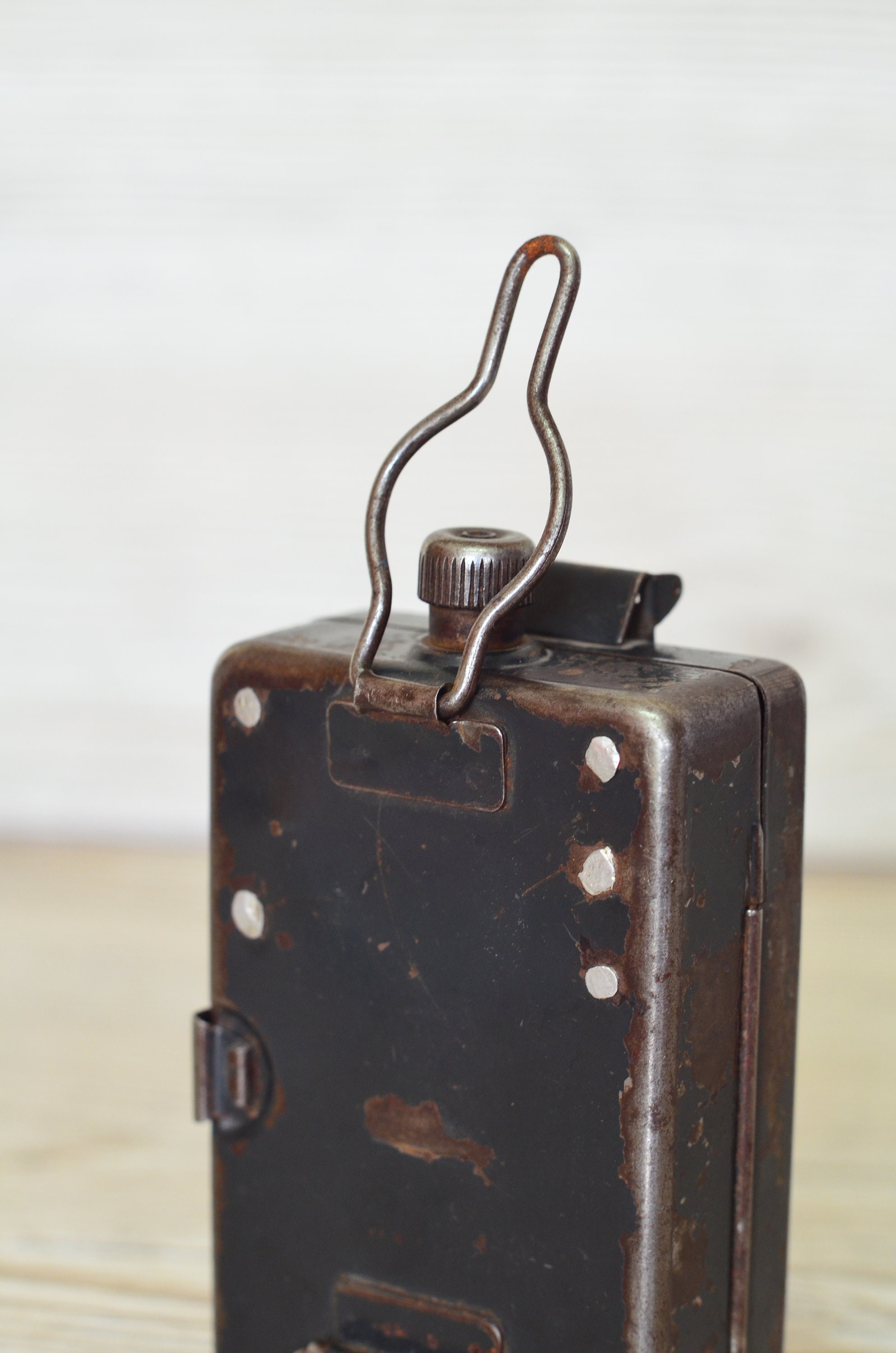 Made in the USSR, Bundeswehr lantern Old lantern Pocket lamp Lamp ...