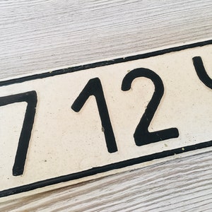 Soviet License Plate Car License Plate Vintage USSR License - Etsy