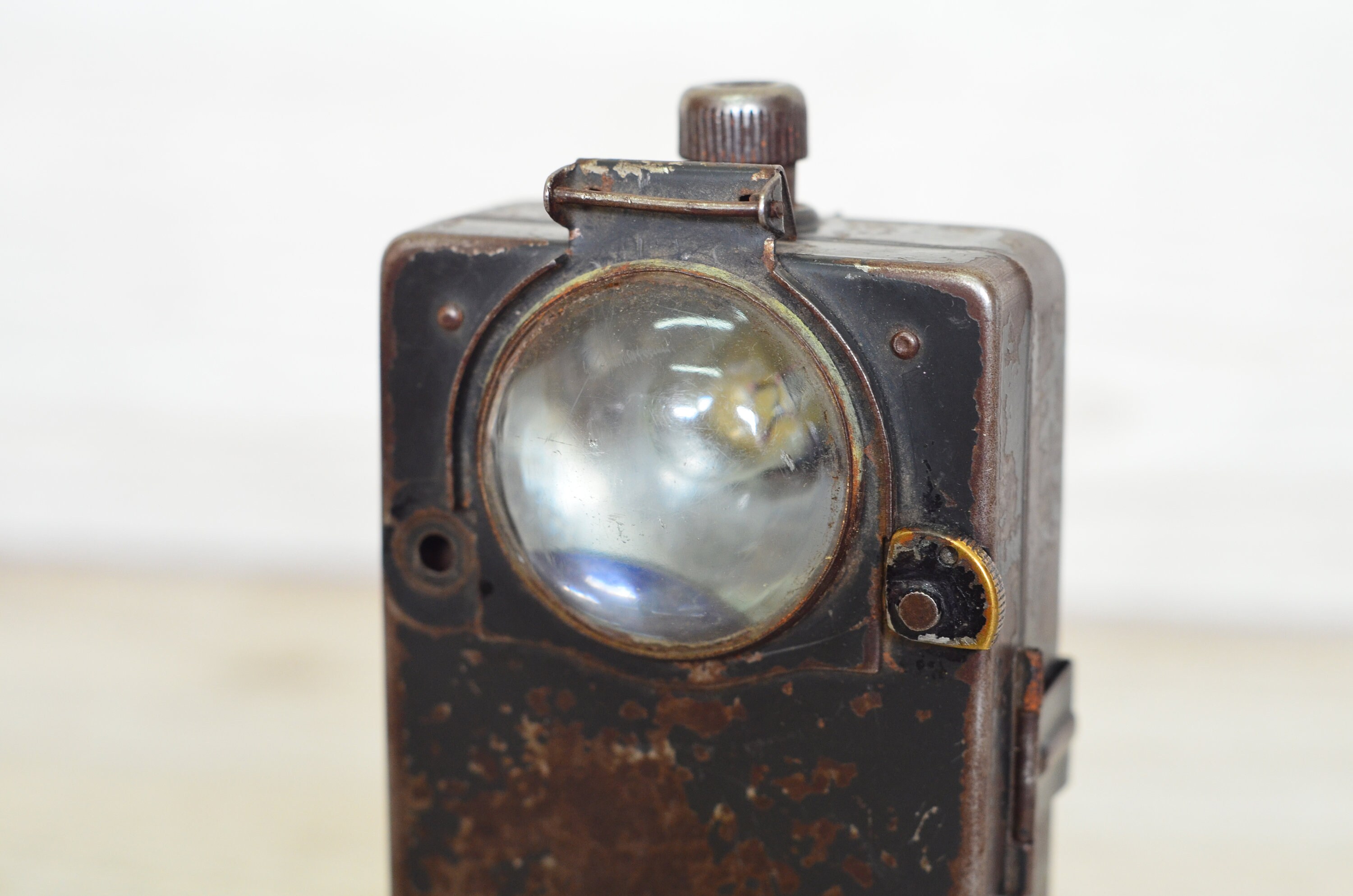 Made in the USSR, Bundeswehr lantern Old lantern Pocket lamp Lamp ...