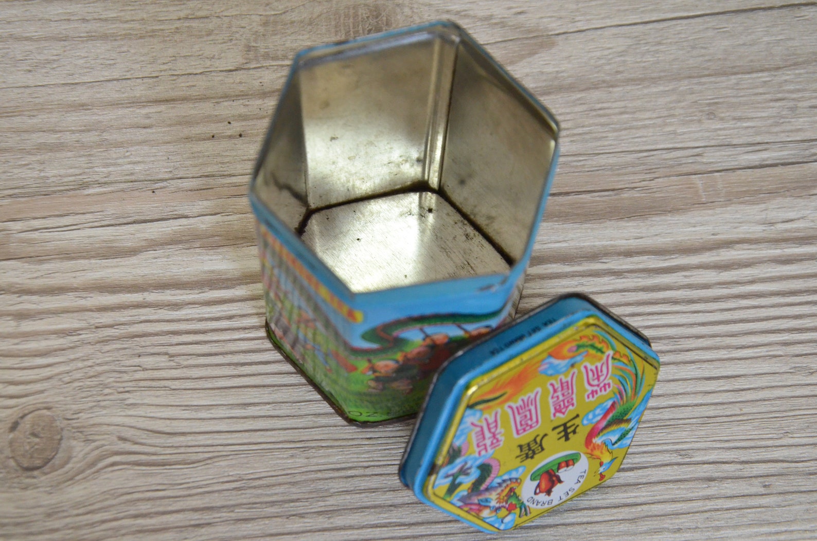 Collectible Tin Box Chinese Tea Chinese Tea Box Rare - Etsy
