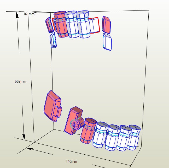 Overwatch Reaper Spine and Accesories Pepakura Papercraft .PDO .PDF ...
