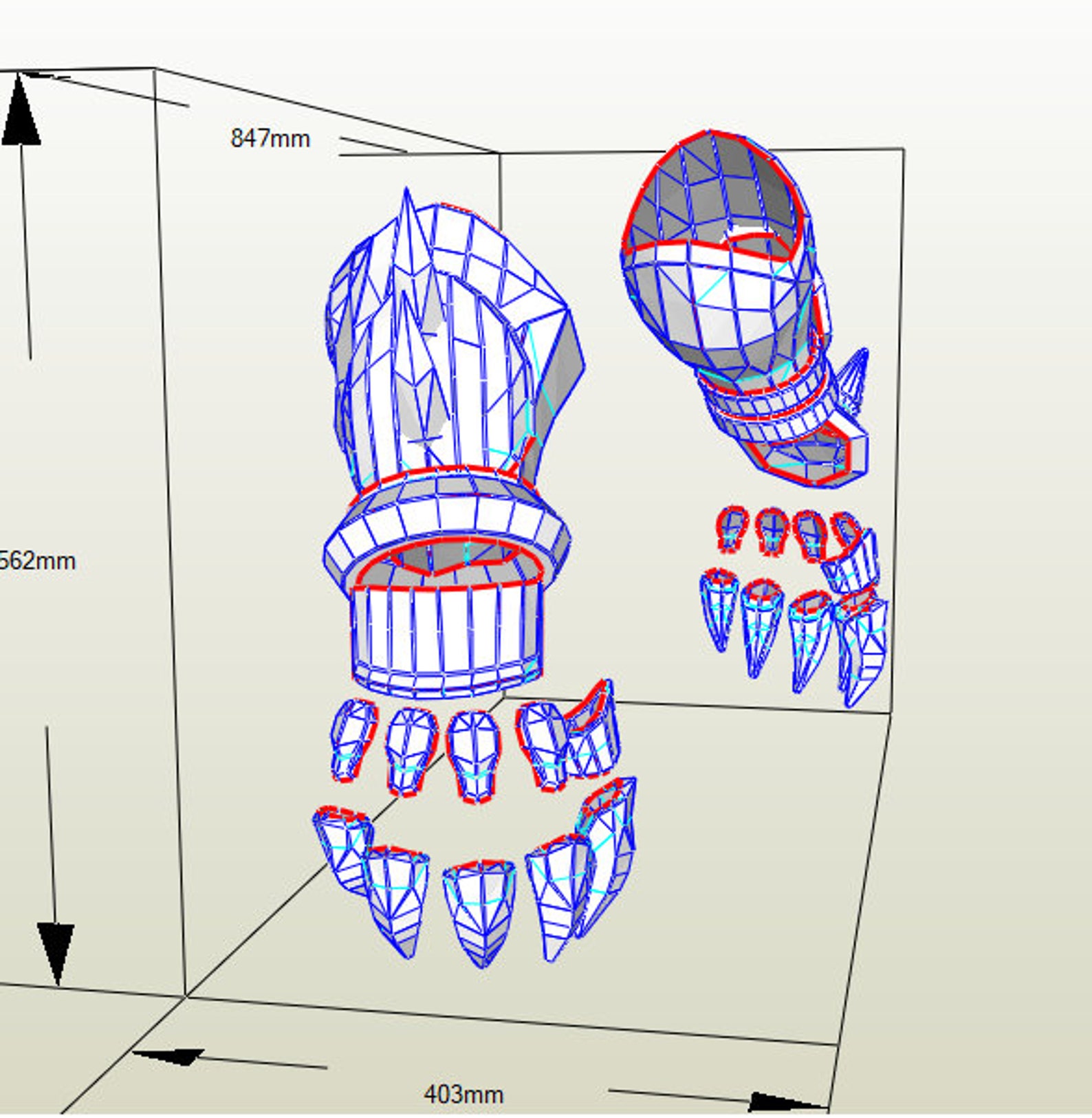 Overwatch Reaper Arms Pepakura Papercraft .PDO .PDF File - Etsy