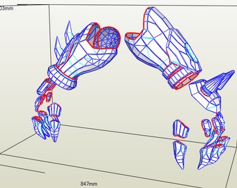 Ditto Pepakura File Patterns & Tutorials Papercraft Paper, Party & Kids ...