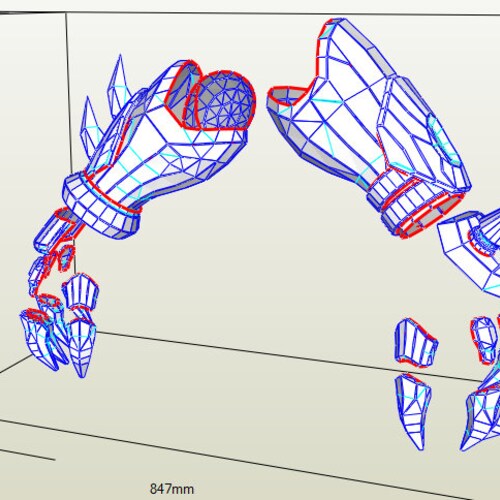 Overwatch Reaper Spine and Accesories Pepakura Papercraft .PDO - Etsy