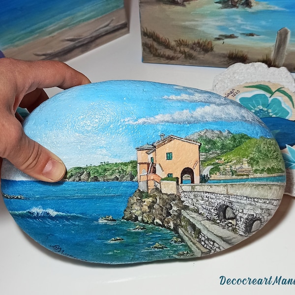 Beach Stone Art - Etsy