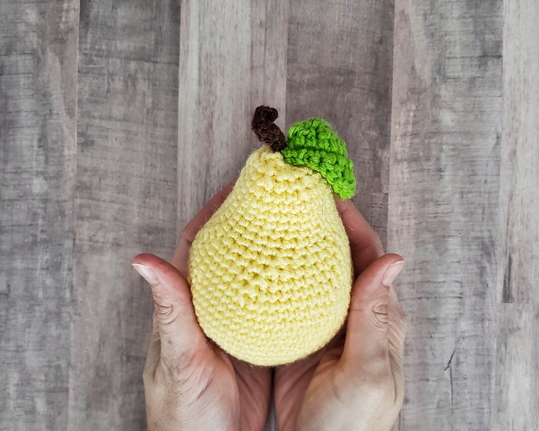 Pear, Play Food, Pretend Food, Crochet Pears, Toy Food, Pretend Play ...