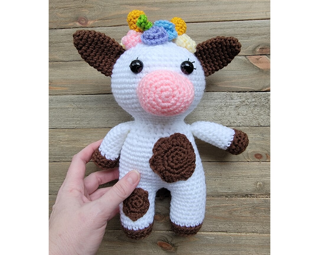 MINI Stuffed Cow, Toy Cow, Plush Cow, Several Color Combinations - Etsy
