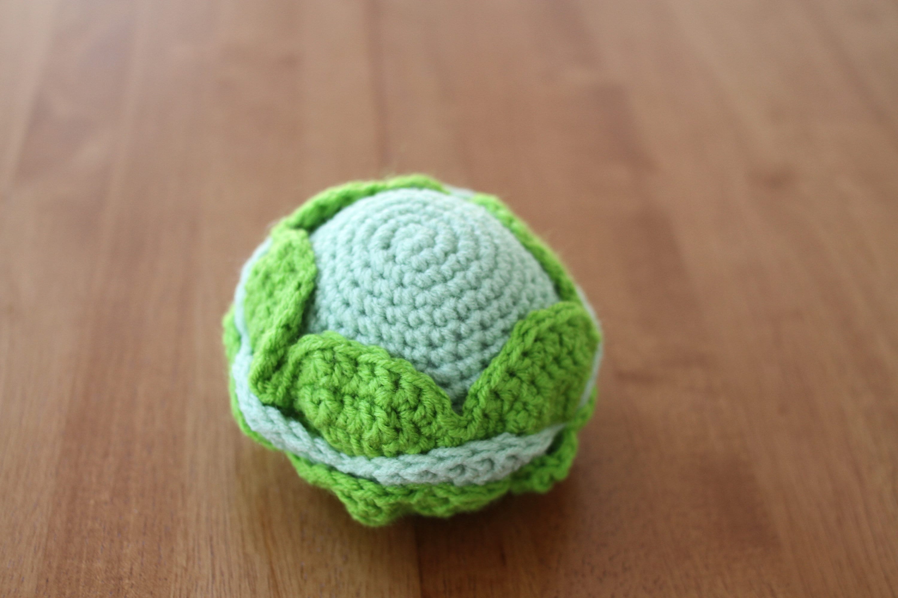 Cabbage Play Food Pretend Food Crochet Cabbage Toy Food - Etsy