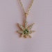Rose Gold Cannabis Necklace - Etsy