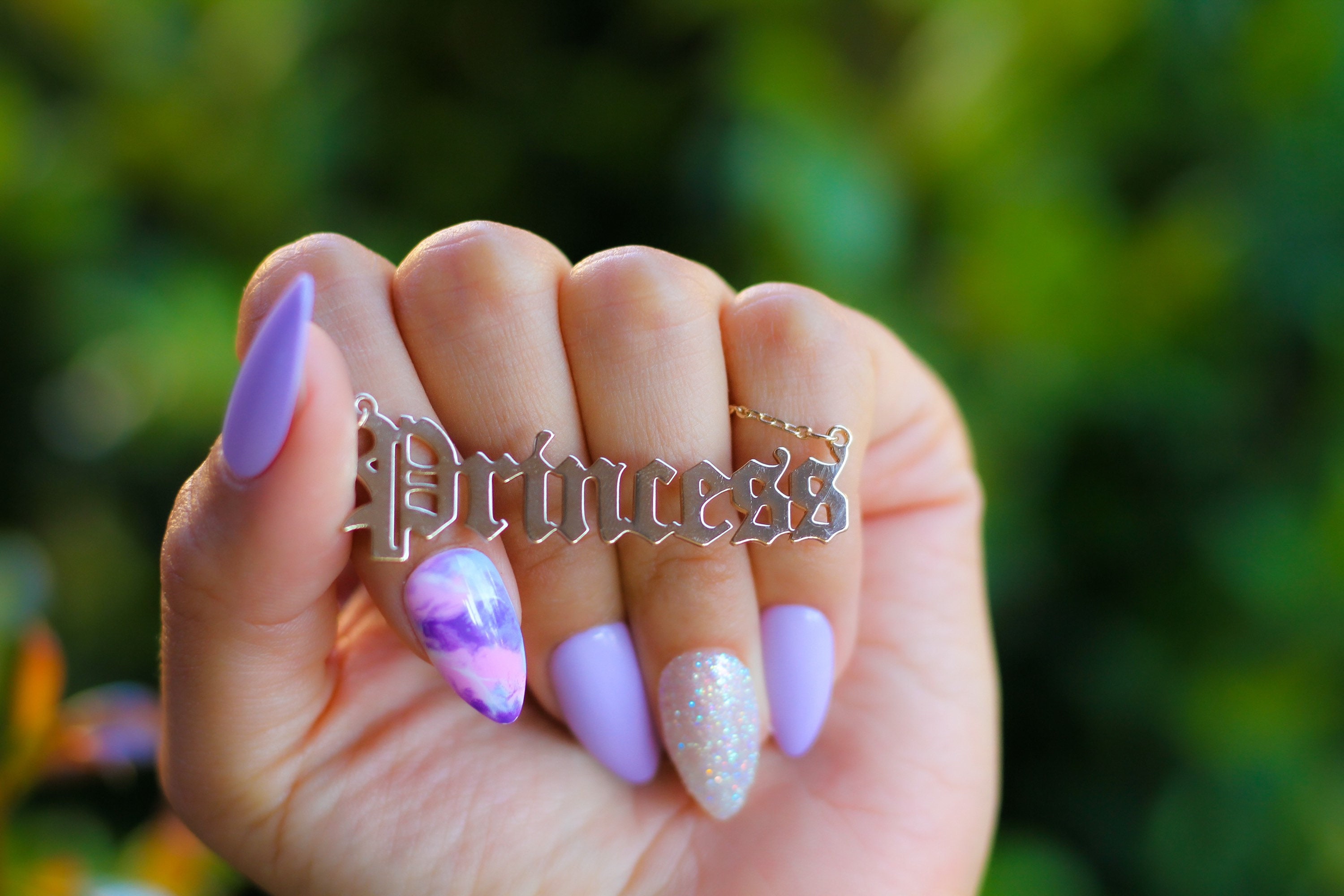 Princess Necklace Gold Dipped | Etsy