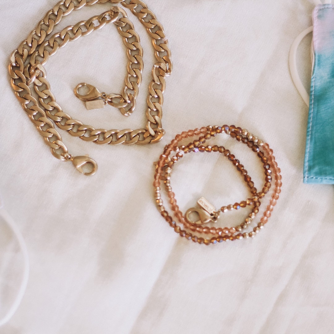 Women Face Mask Chain / Fashion Chain for Face Mask - Etsy