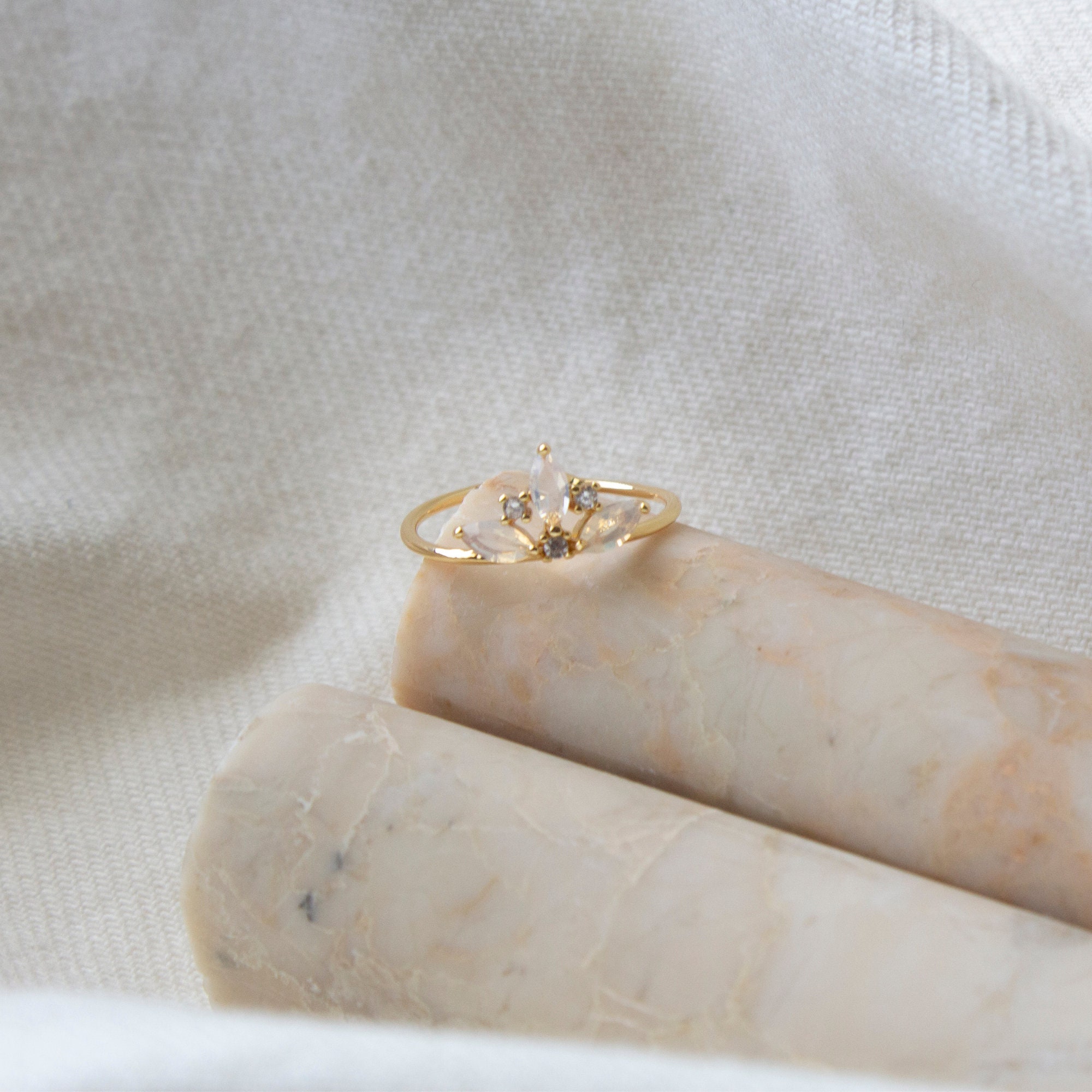 Princess Crown Ring Gold Filled - Etsy