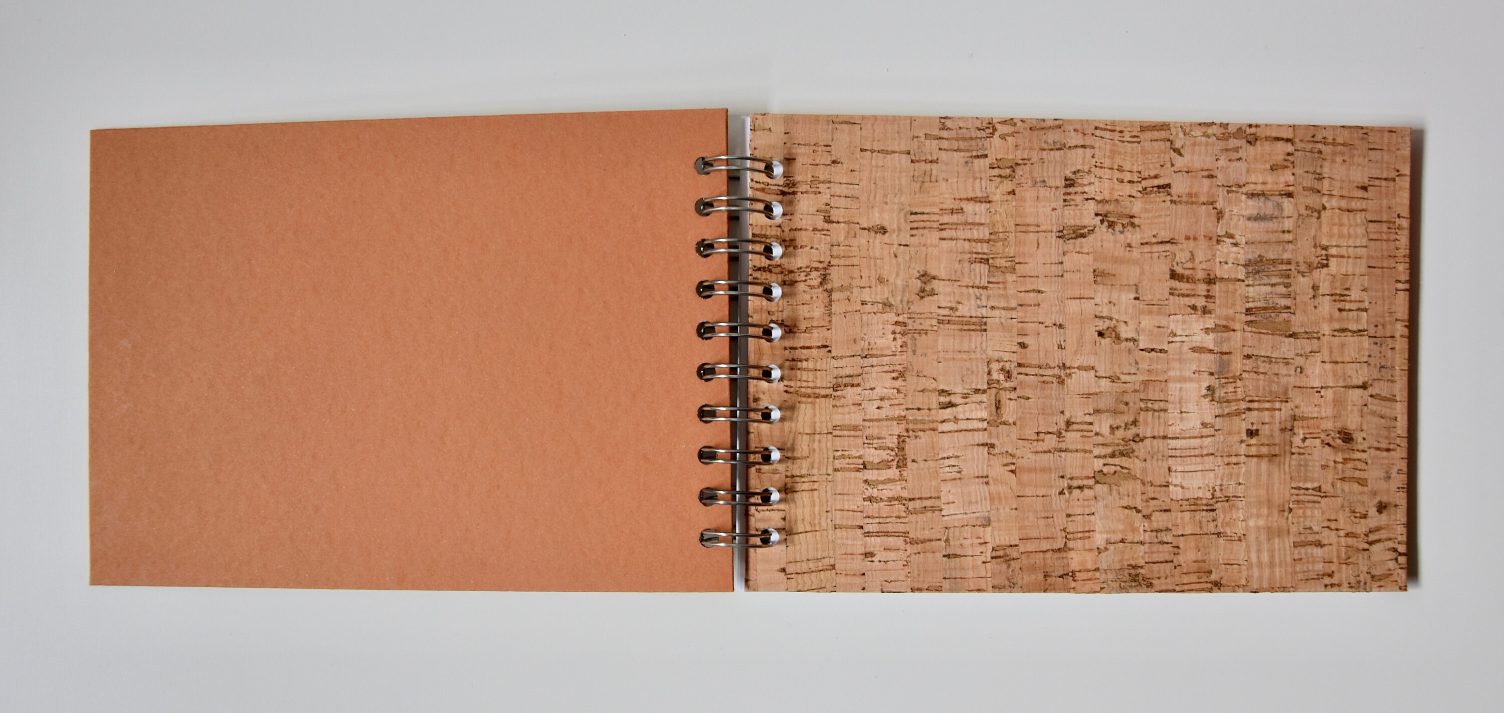 A5 photo album Cork with 15 white sheets album | Etsy