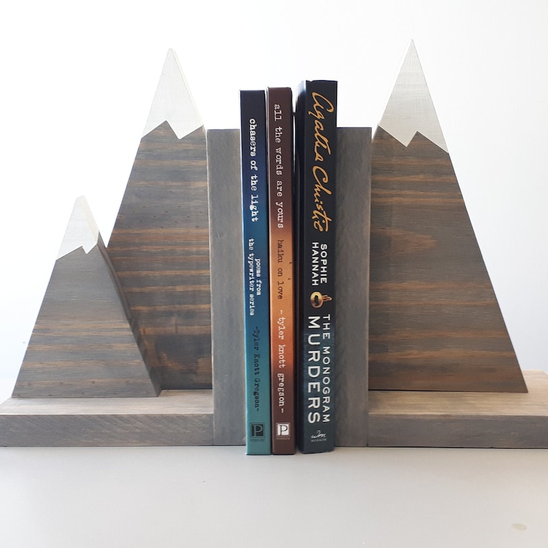 Mountain Bookshelf - Etsy