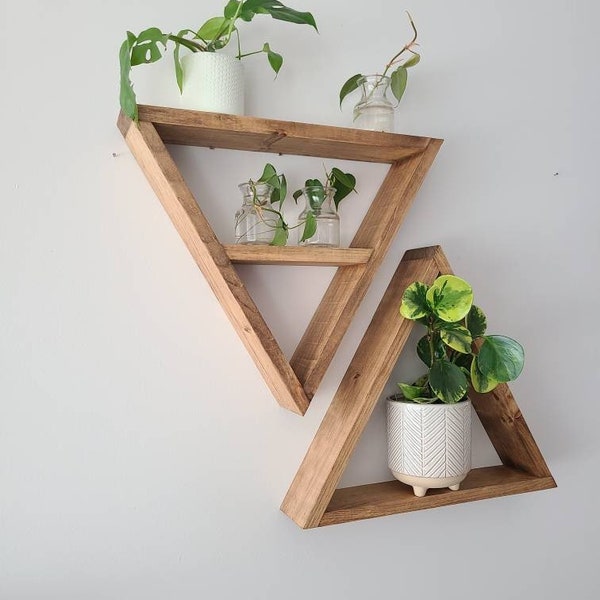 Triangle Shelves - Etsy
