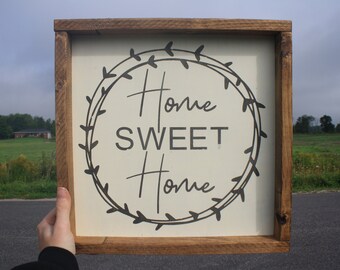 Home sweet home sign | Etsy