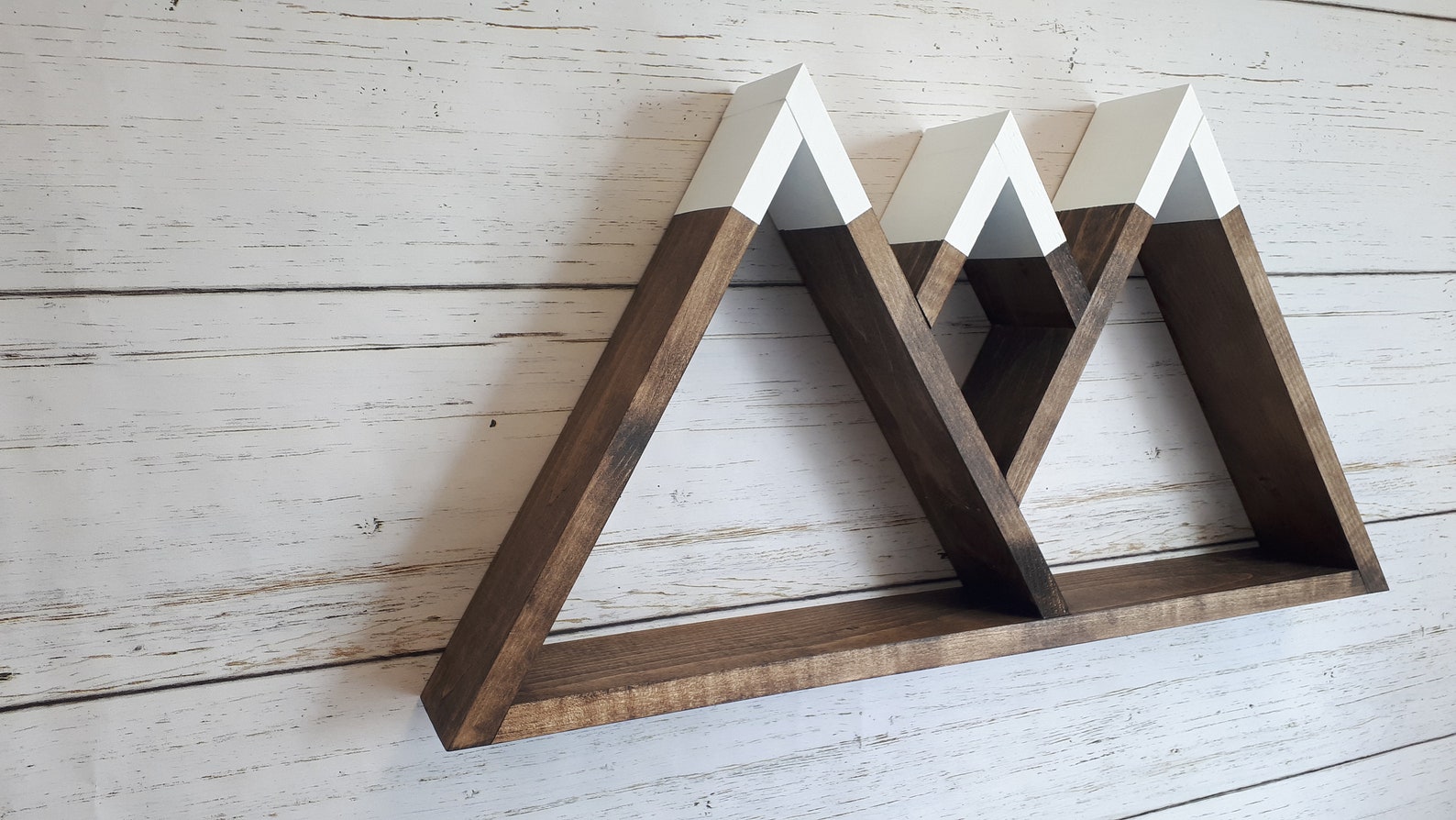 Crown Mountain Shelf Wood Mountain Shelf Wall Hangings - Etsy
