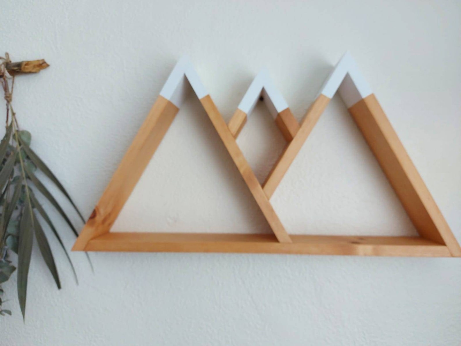 Crown Mountain Shelf Wood Mountain Shelf Wall Hangings - Etsy
