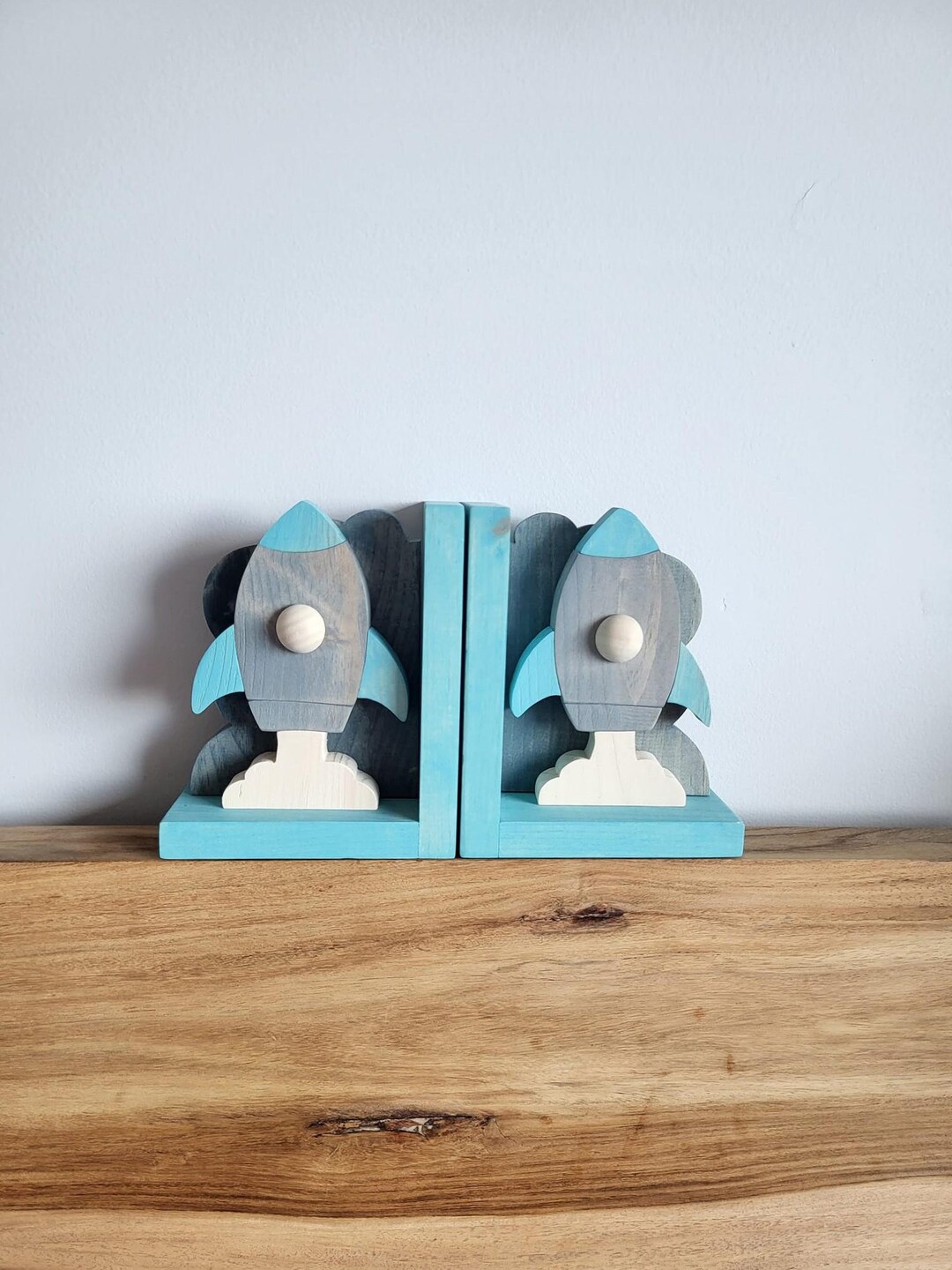 Spaceship Blast off Bookends - Rocketship - Space - Galaxy - Bookends ...