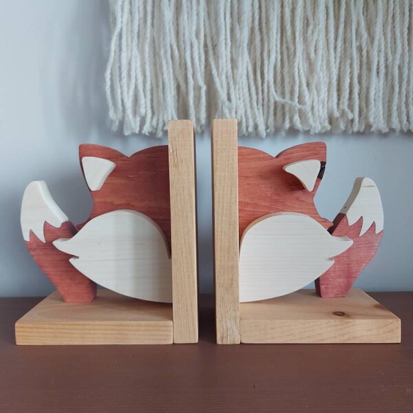 Fox Bookends - Etsy