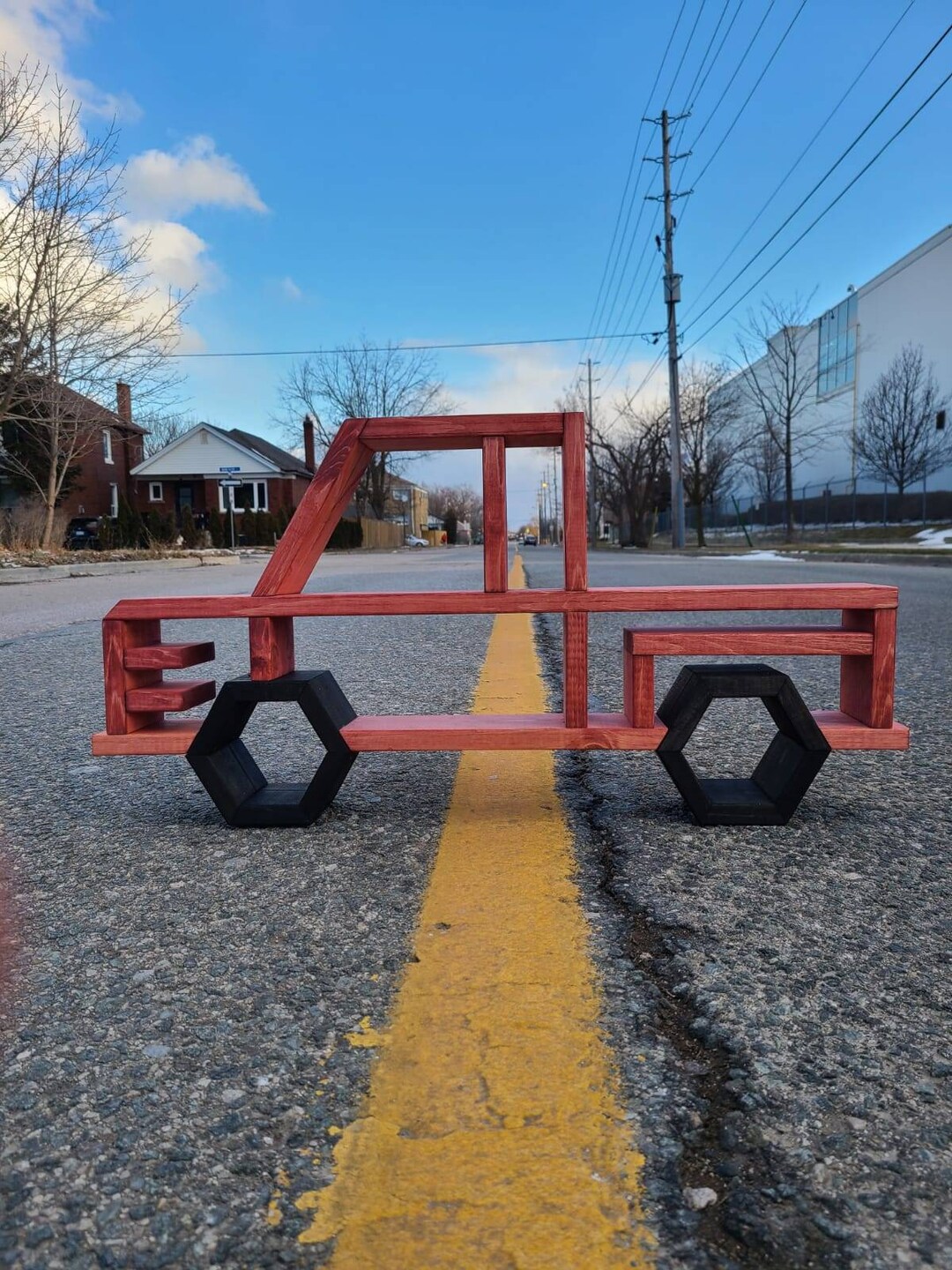 Truck Wood Shelf Wall Art Man Cave Car Decor Toy Car Storage - Etsy
