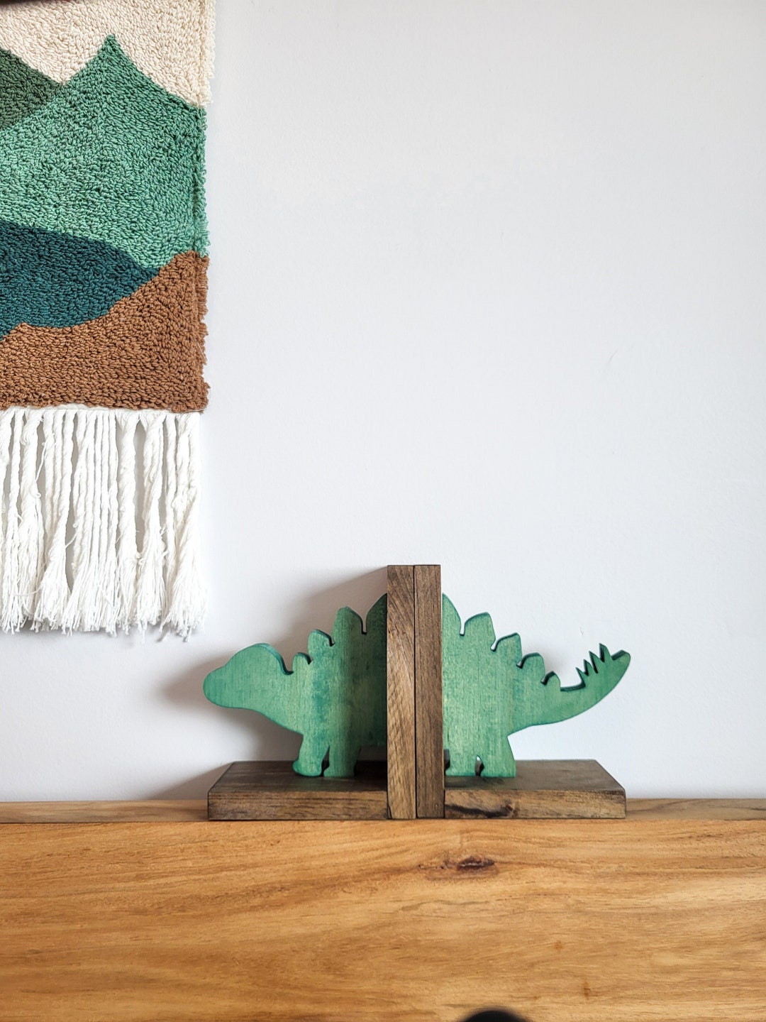 Stegosaurus Dinosaur Bookends - Prehistoric - Jurassic Park Decor ...