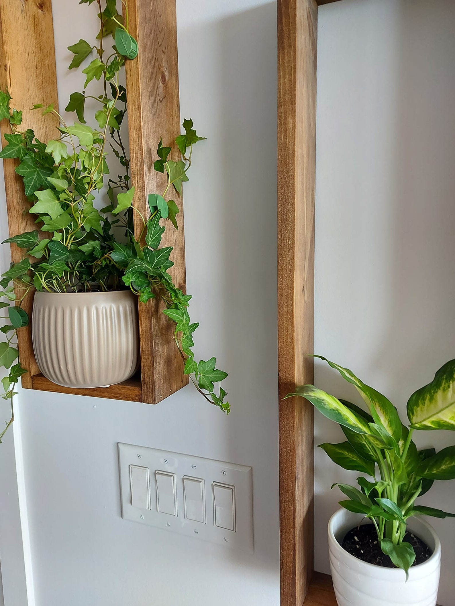 2 Set Long Wood Box Wall Décor Wood Shelves Rustic Décor - Etsy