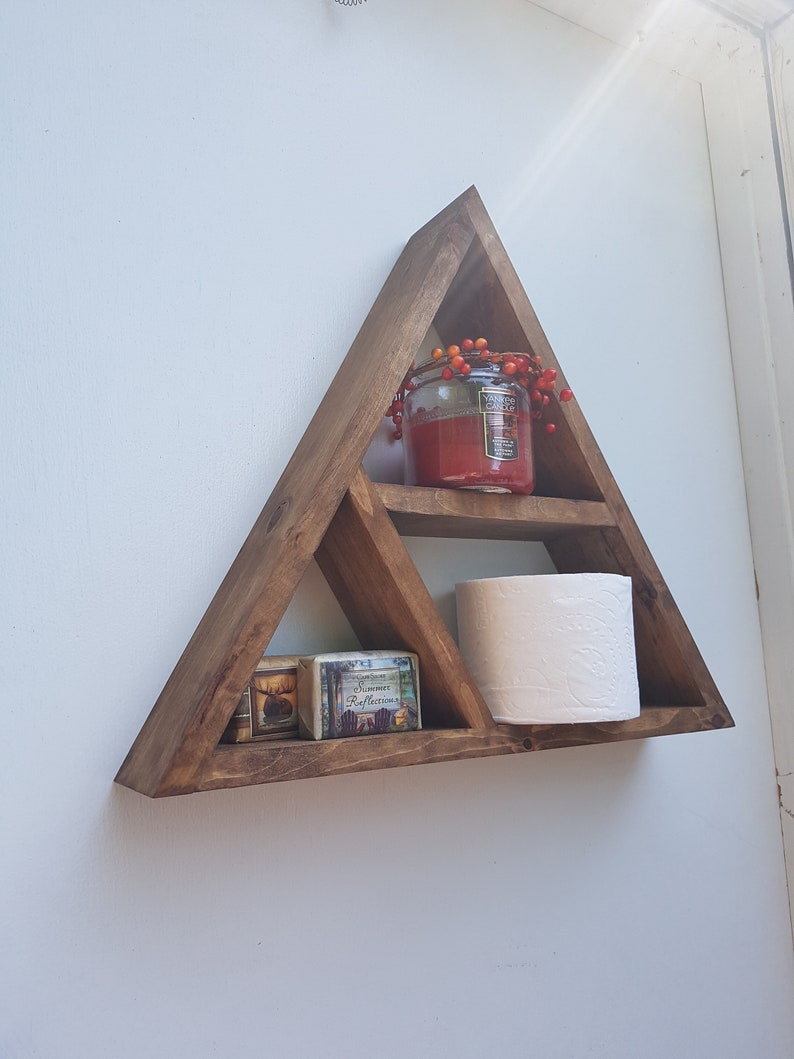 Rustic Triangle Shelf - Etsy Canada