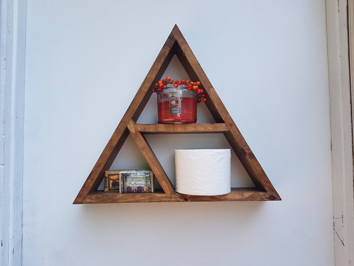 Rustic Triangle Shelf - Etsy Canada
