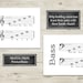 Treble & Bass Clef Note Charts Printable 5"x7" - Etsy