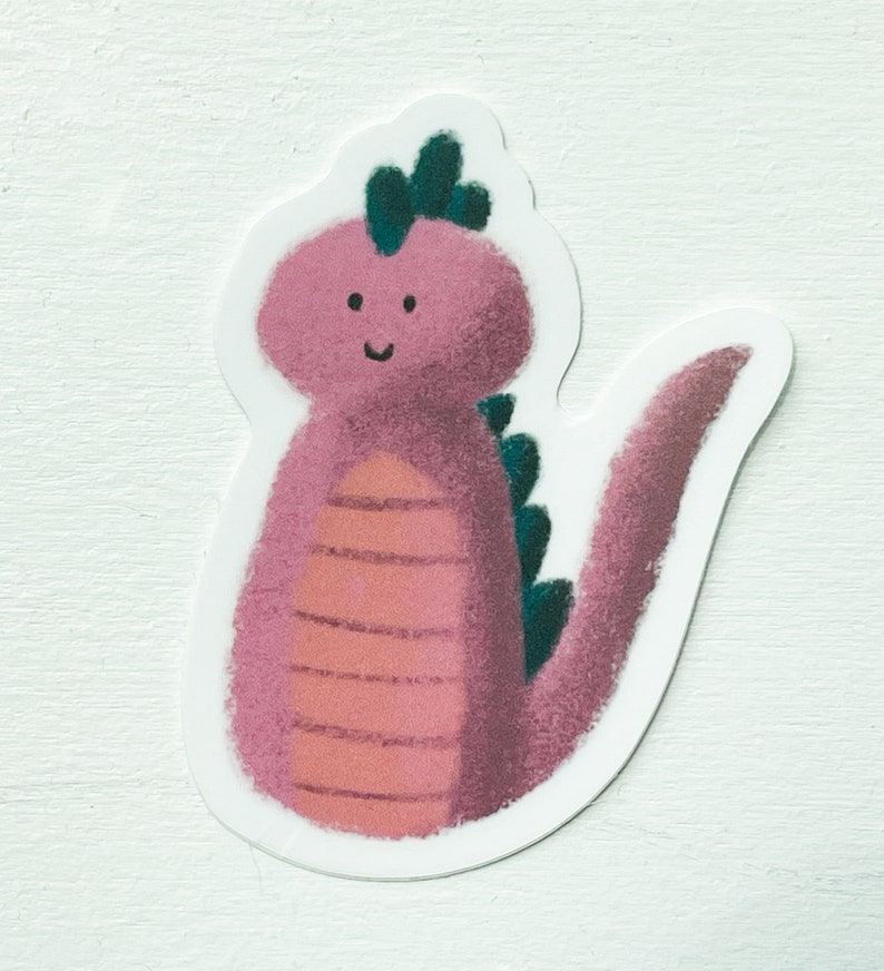 Rosario the Pink Monster Cute Monster Sticker Water Bottle Sticker ...
