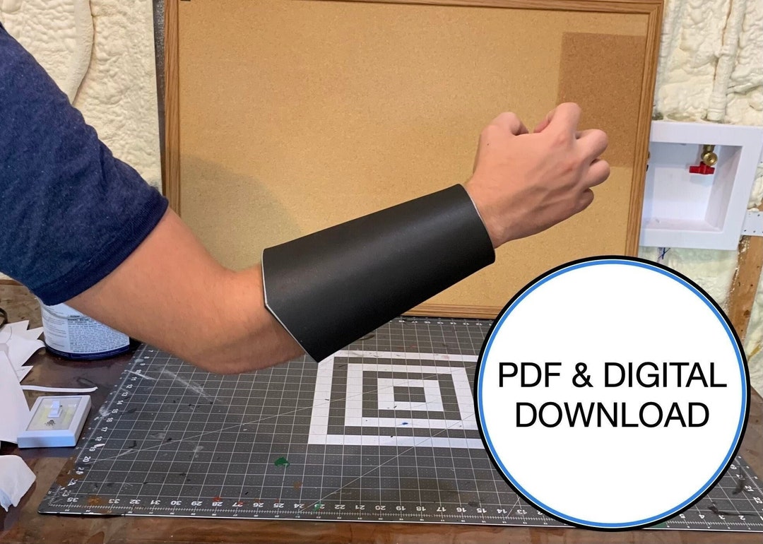 Basic Vambrace (foam Template) - Etsy