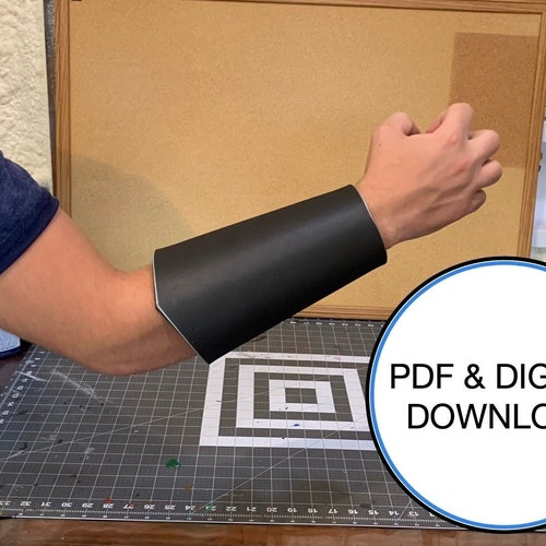 Basic Vambrace foam Template - Etsy