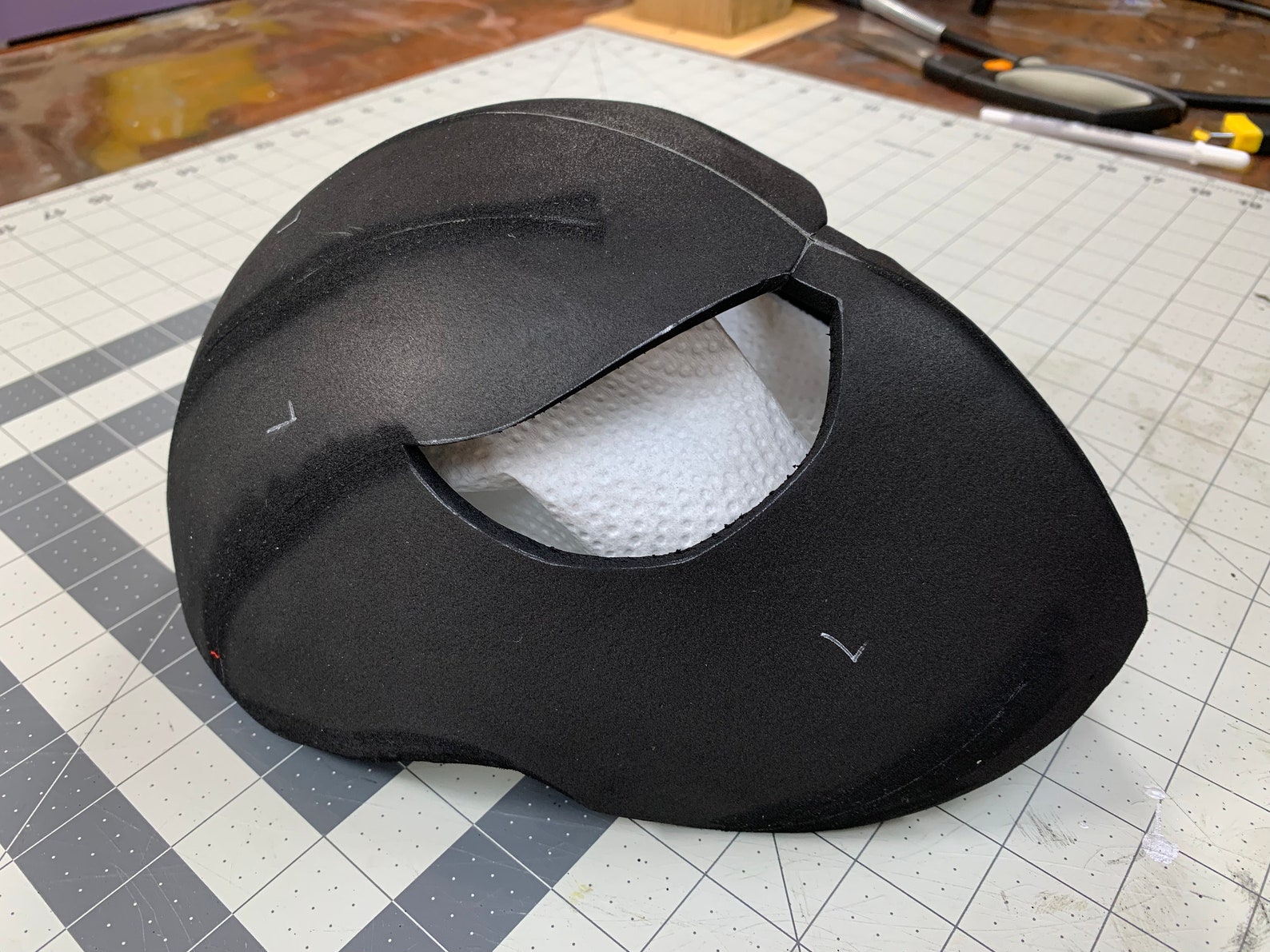 Spider Face Shell (eva Foam Pattern) - Etsy
