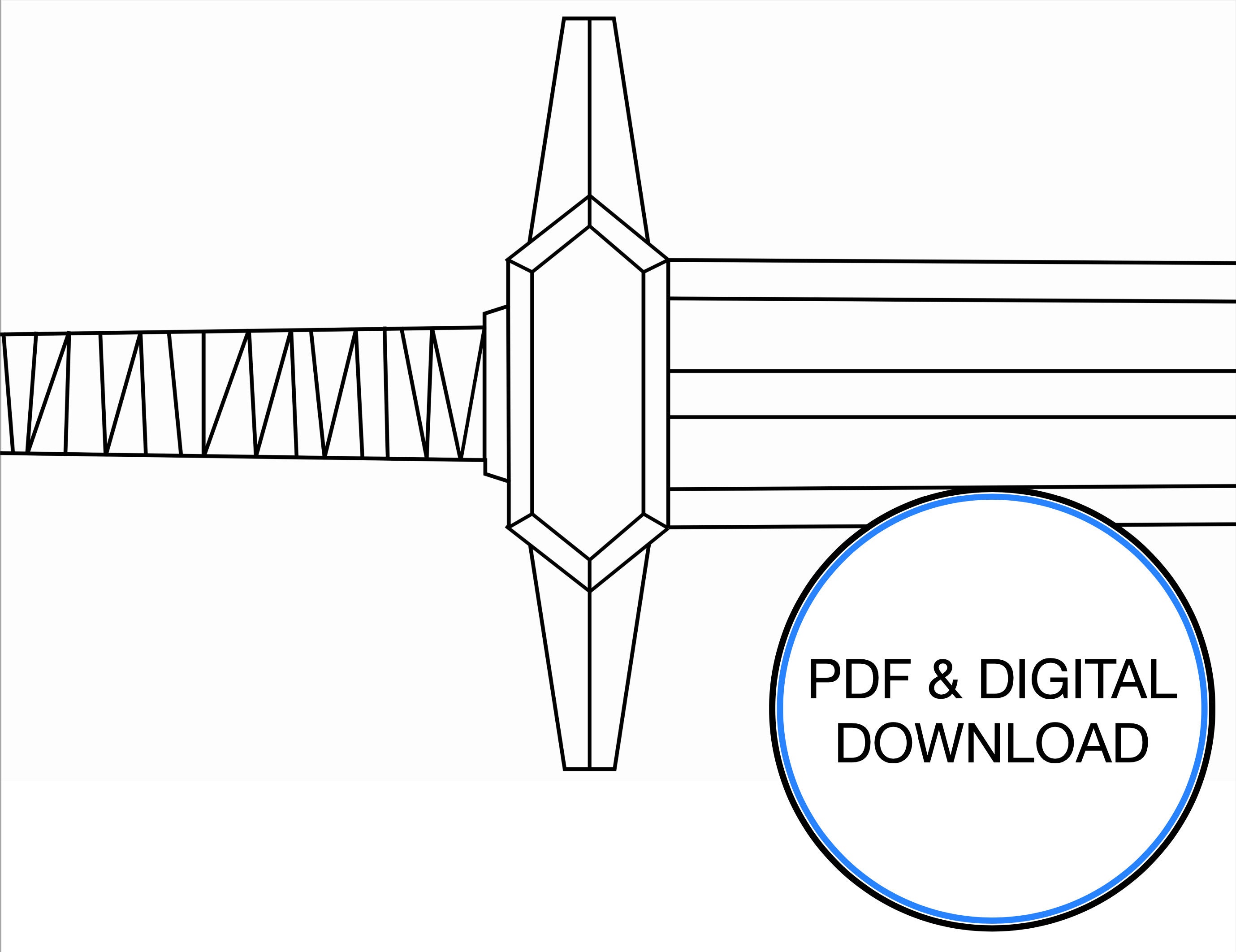 Zelda Ordon Sword (foam Template) - Etsy