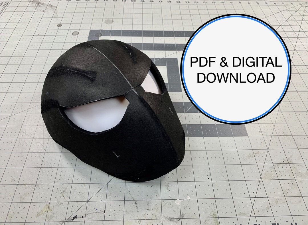 Spider Face Shell (eva Foam Pattern) - Etsy