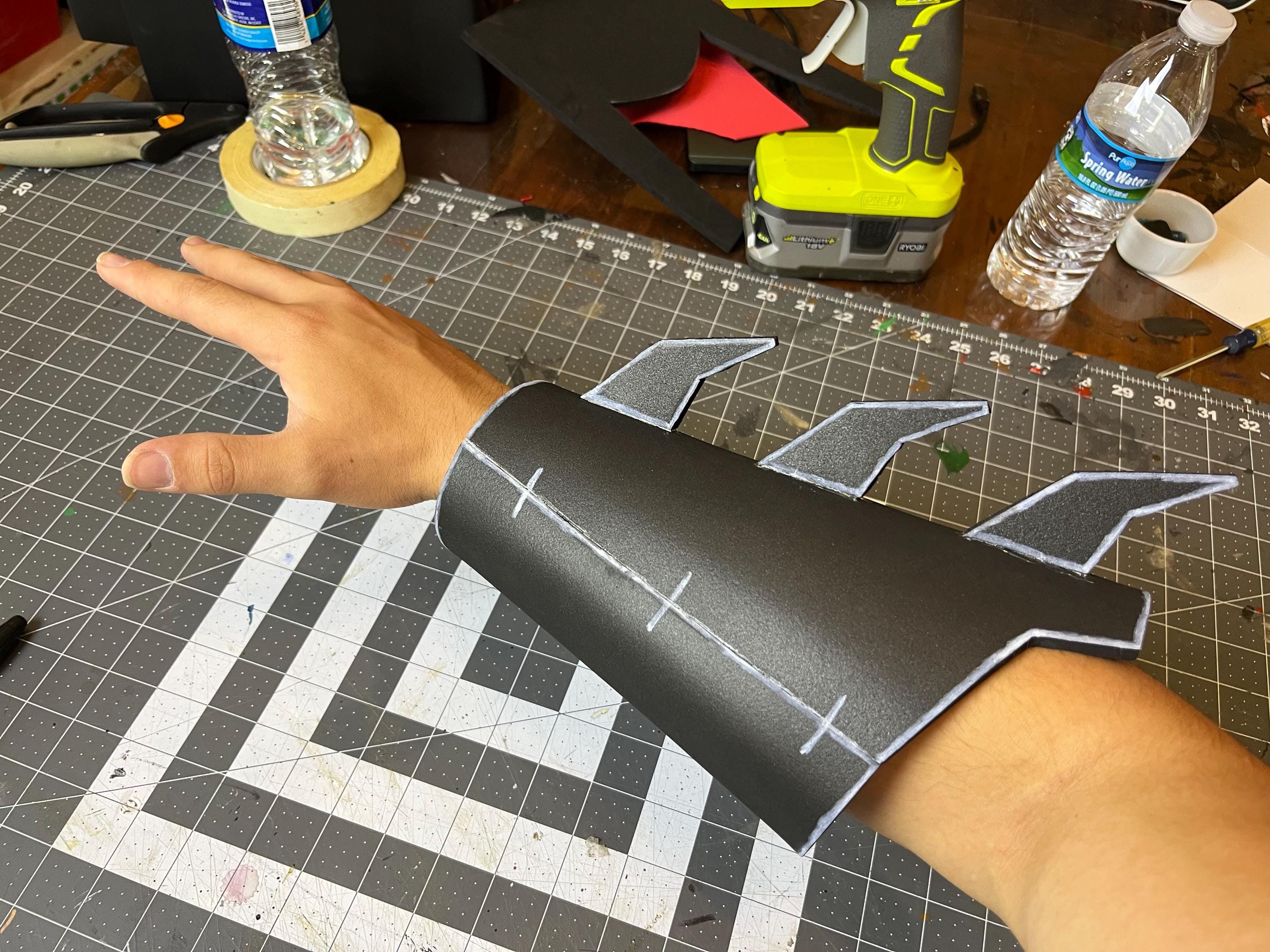 Dark Knight Vambrace (foam Template) - Etsy