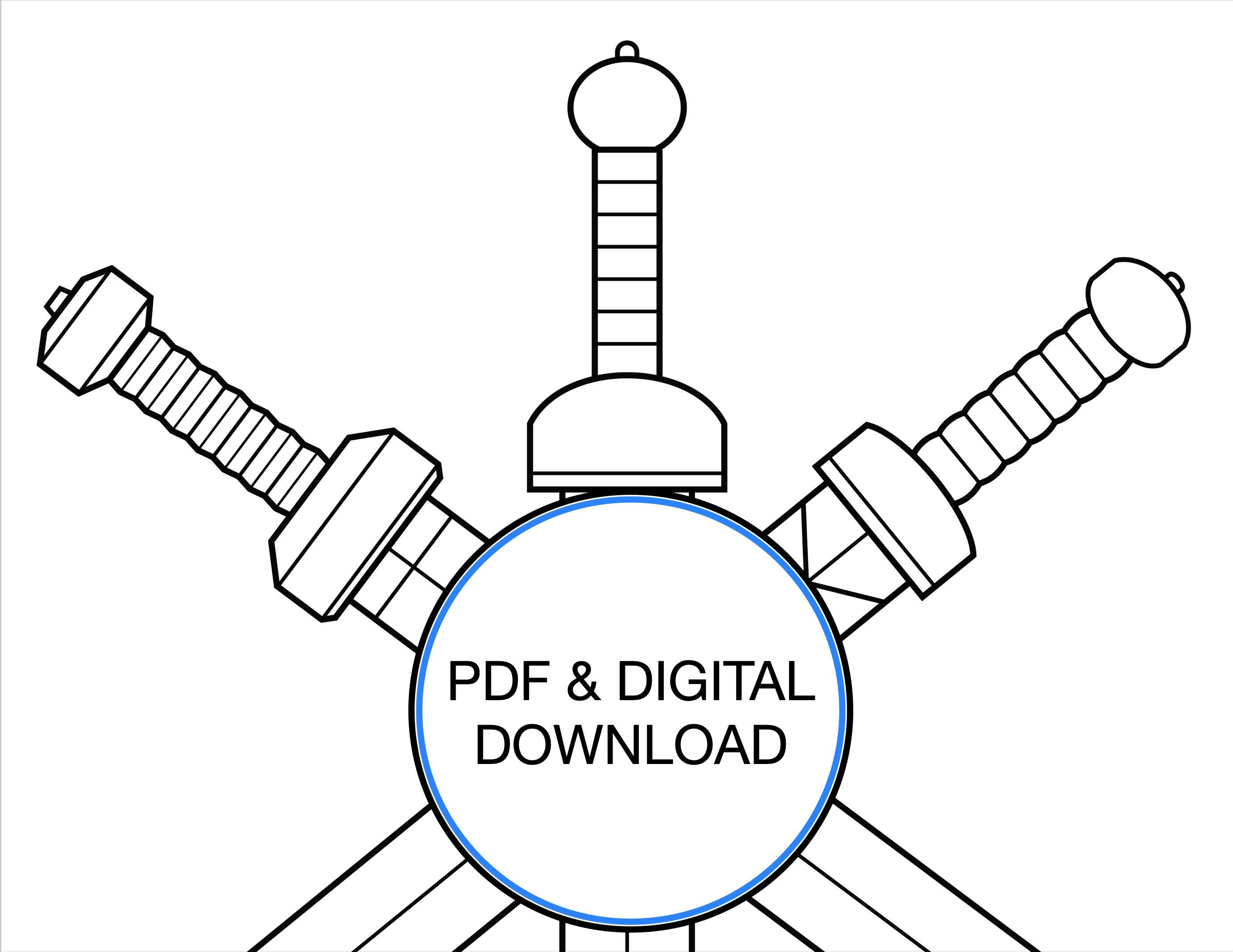 Gladius Sword Bundle foam Pattern - Etsy