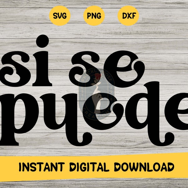 Si Se Puede Svg - Etsy
