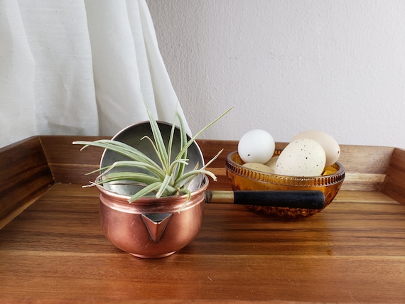 Copper Pot With Spout and Lid Sauce Pot Midcentury Handle | Etsy