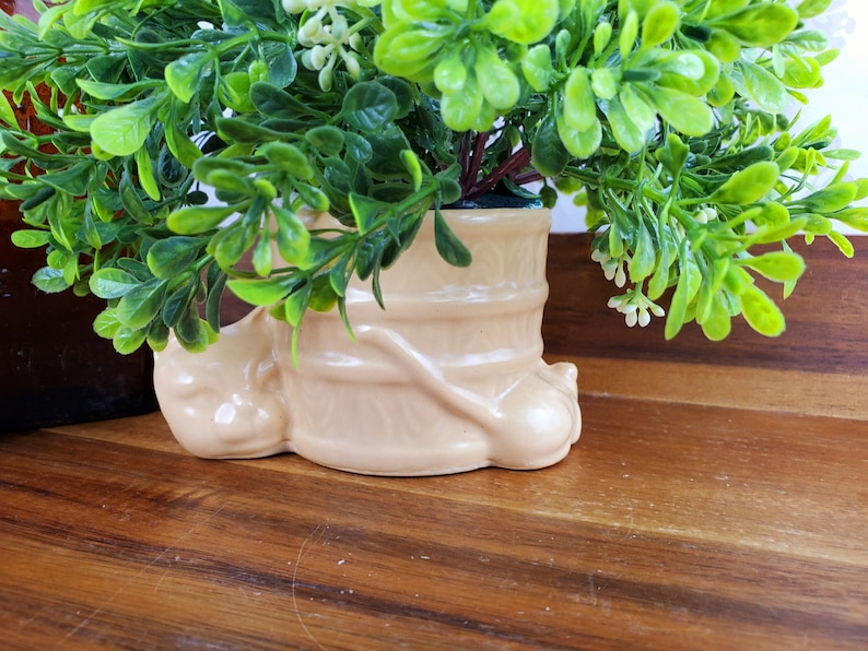 Sweet Cat and Mouse Pottery Planter, Retro Barrel Shaped Succulent ...