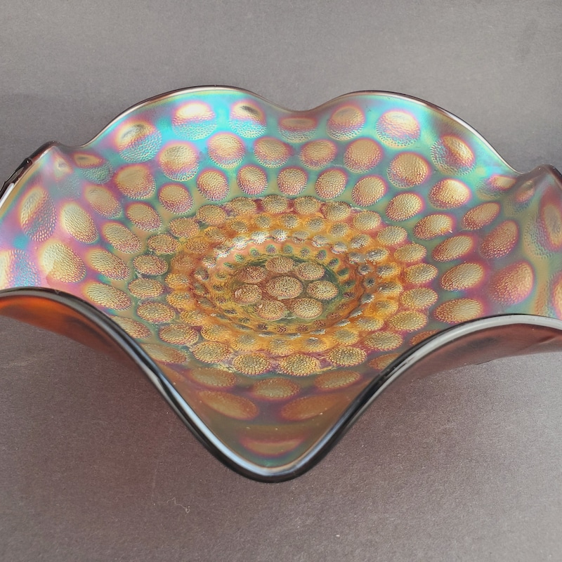 Fenton Coin Dot Glass - Etsy