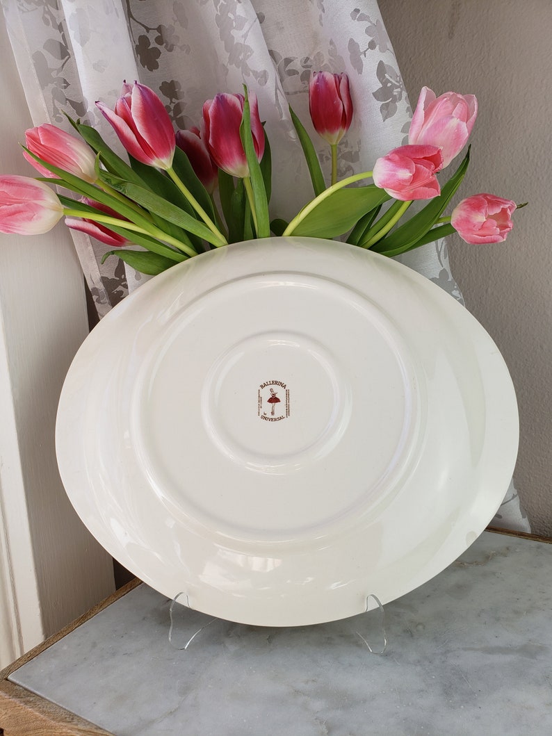 Universal Potteries Ballerina Rose Pattern Platter Floral | Etsy