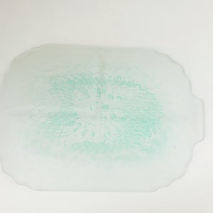 Indiana Glass Pineapple and Floral Pattern Frosted Glass Divided Relish ...