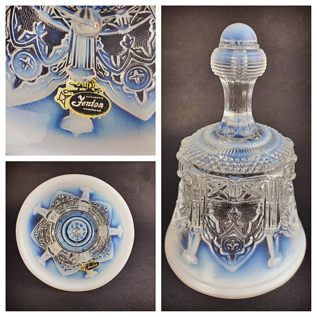 Opalescent Fenton Bell - Etsy